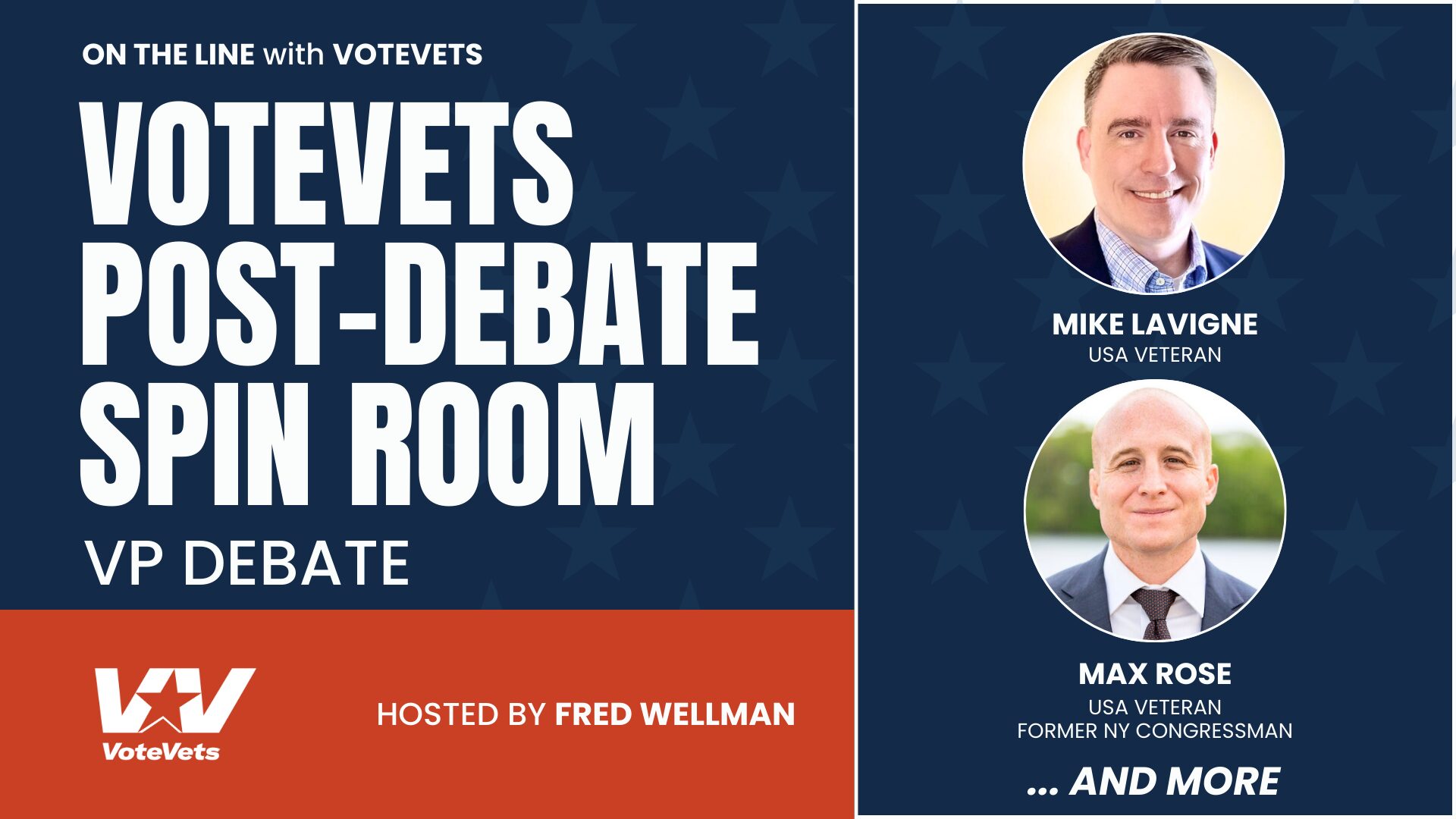 VoteVets Post-Debate Spin Room - VoteVets