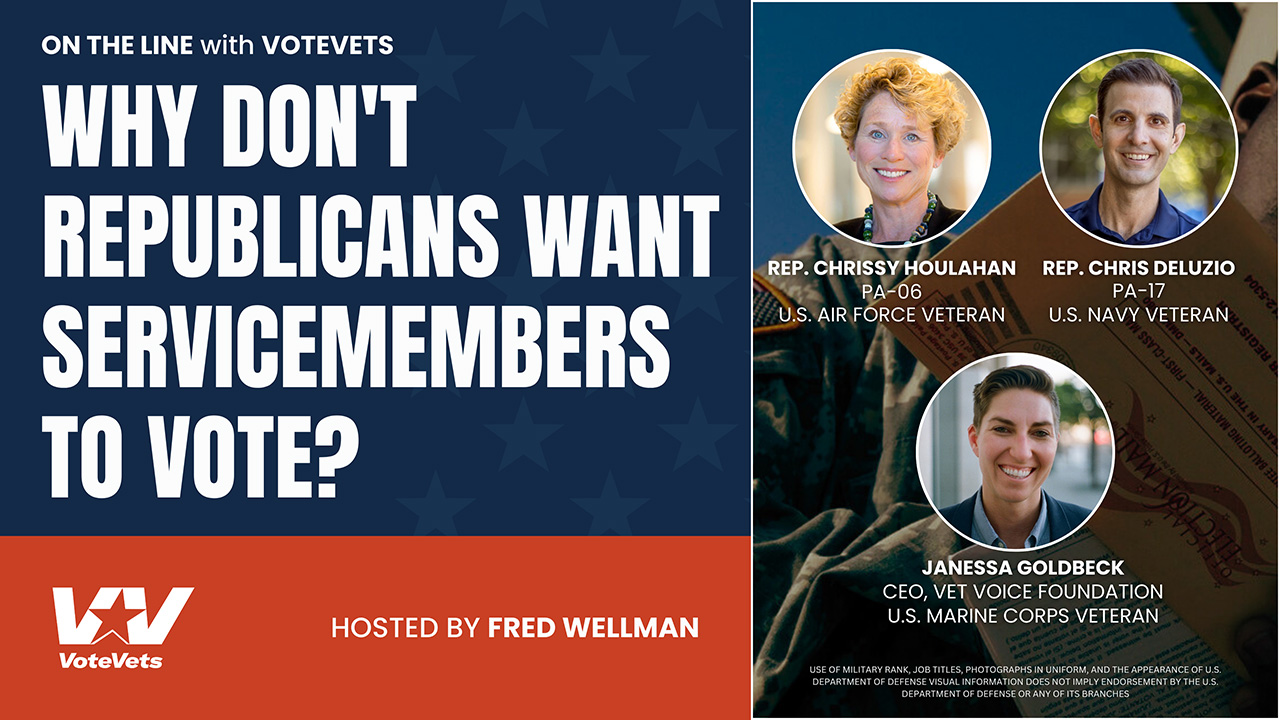 Why Don't Republicans Want Servicemembers to Vote? - VoteVets